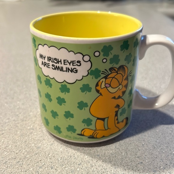 Garfield | Dining | Garfield 978 Irish Eyes Theme Coffee Mug With ...